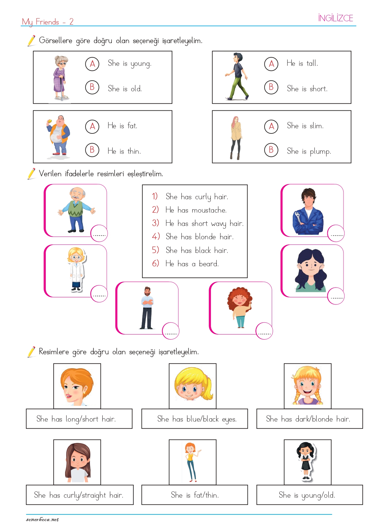 4. Sınıf Etkinlik My Friends- 2